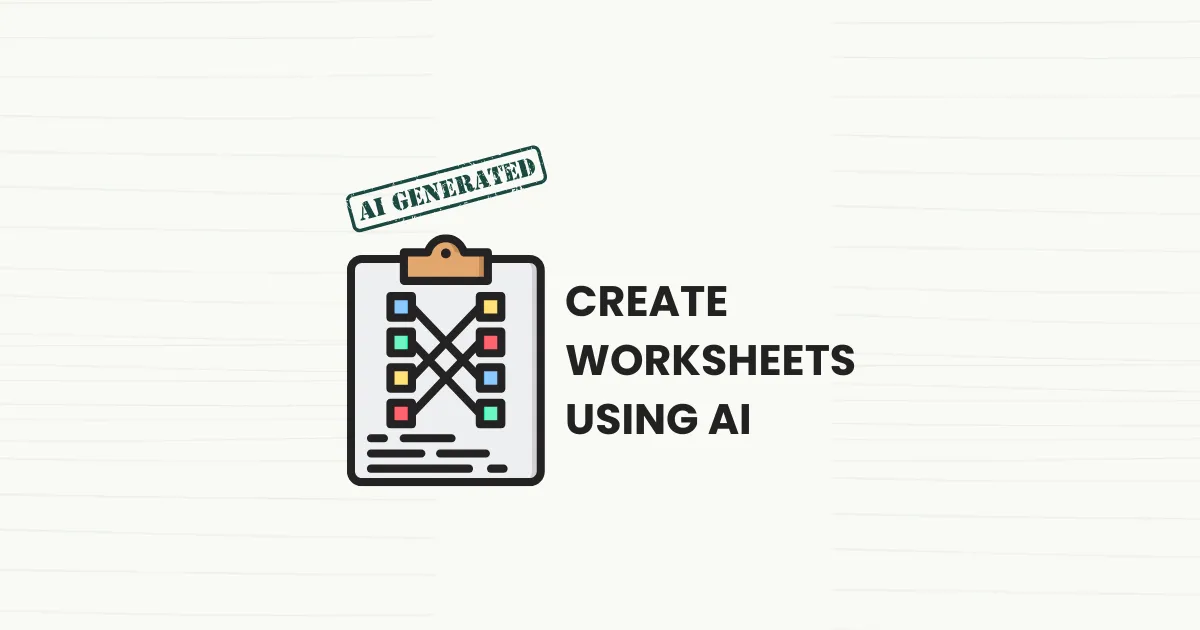 How to Create Worksheets from YouTube Videos Using AI (Teacher Tutorial)